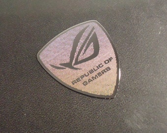 Asus Republic of Gamers ROG Label / Aufkleber / Sticker / Logo 30 X ...