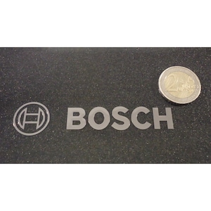 Bosch Chrome Metal Label / Aufkleber / Sticker / Badge / Logo 90 X 20mm ...