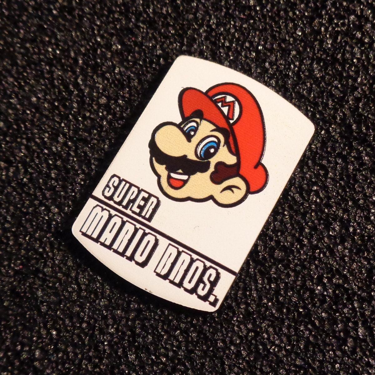 Super Mario 8-bit NES Nintendo Logo Label Decal Case Sticker - Etsy