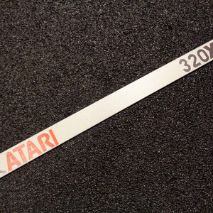 Atari 320XE Label / Logo / Sticker / Badge Brushed Aluminum - Etsy