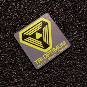 Trioptimum Corporation System Shock Retro PC Logo Label Decal Case ...