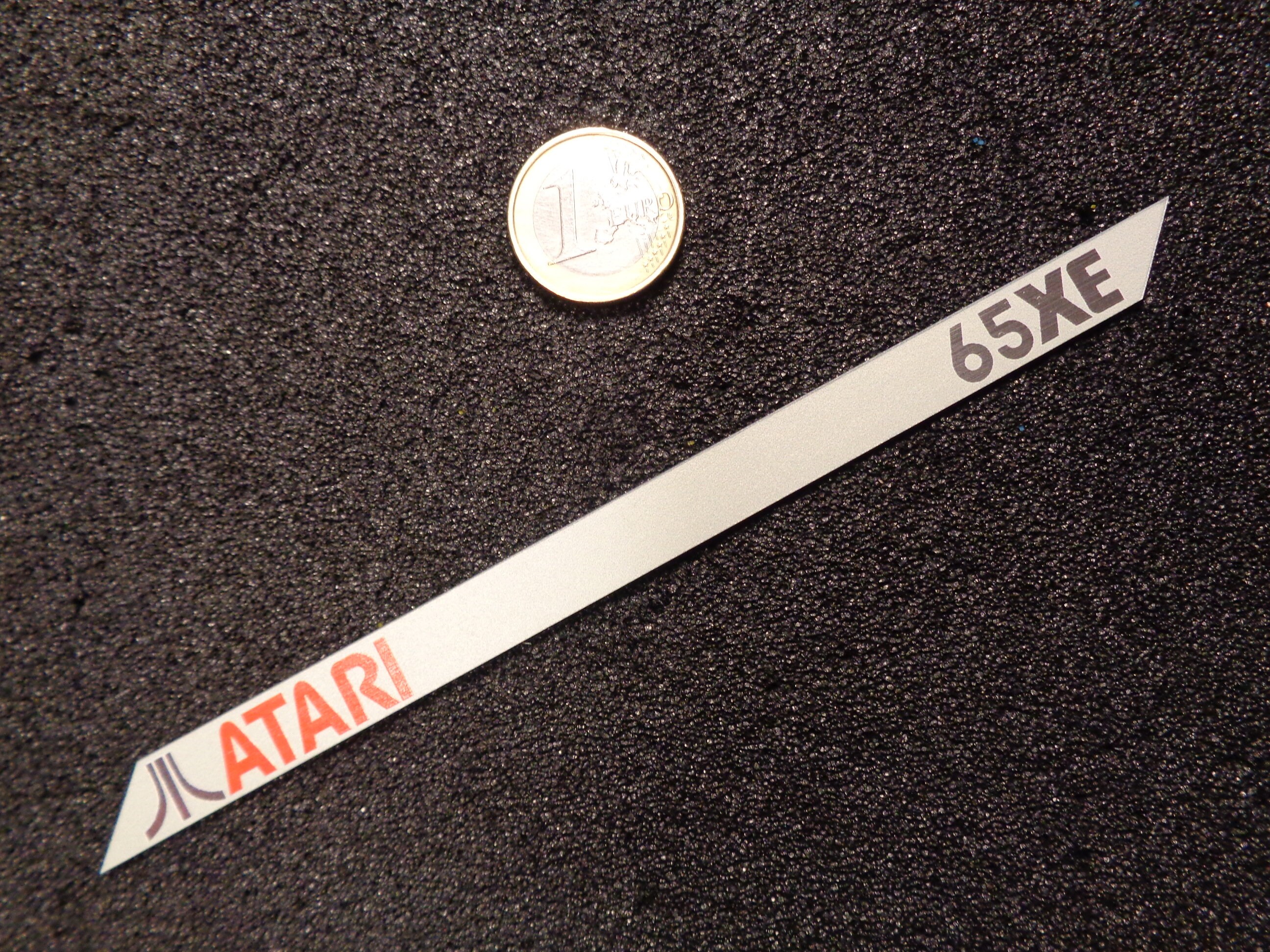 Atari 65XE Label / Logo / Sticker / Badge Brushed Aluminum 162 - Etsy