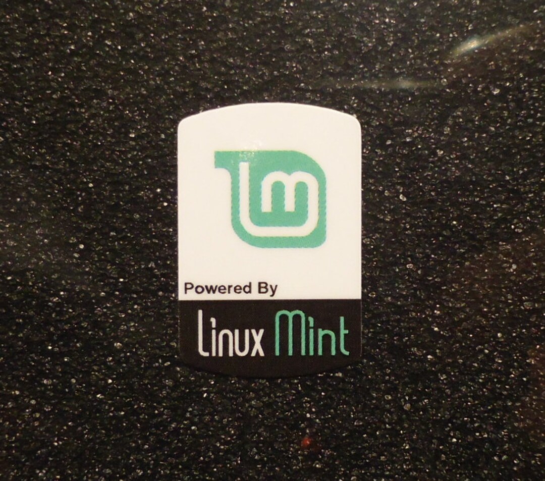 Linux Mint Label / Aufkleber / Sticker / Badge / Logo 1,9cm X 2,8cm 318 ...