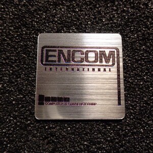 Encom International Corporation Logo Label Decal Case Sticker Badge ...