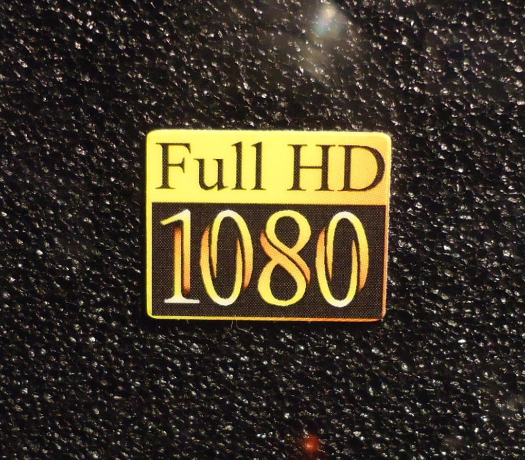Full HD 1080 Label / Aufkleber / Sticker / Badge / Logo 19x15 Mm 304 - Etsy