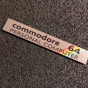 Commodore C64 Color Label / Aufkleber / Sticker / Badge / Logo 7,7cm X 1,2cm 242i - Etsy
