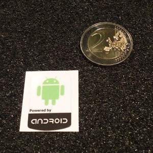 Android Label / Aufkleber / Sticker / Badge / Logo 1,9cm X 2,8cm 307 - Etsy