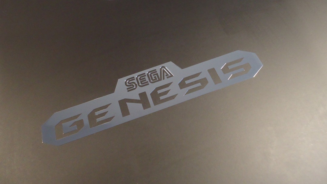Sega Genesis Label / Aufkleber / Sticker / Badge / Logo 10,1 X 2,2cm ...