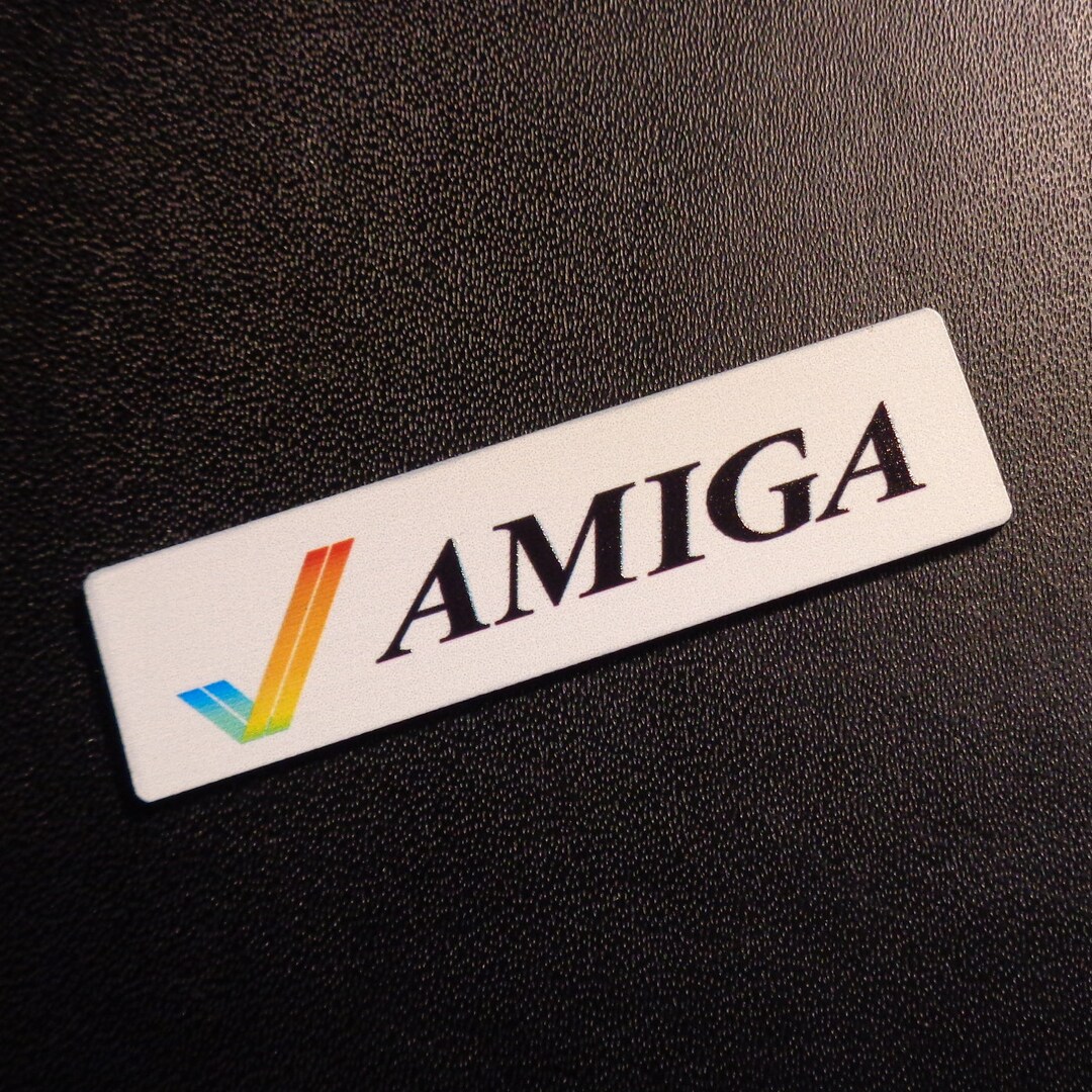 Commodore Amiga 600 1200 Color Logo / Sticker / Badge 49 X 13 Mm 459b ...