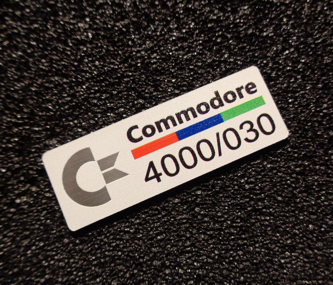 Commodore Amiga 4000 030 Label / Logo / Sticker / Badge 42 X 15 Mm 271f ...