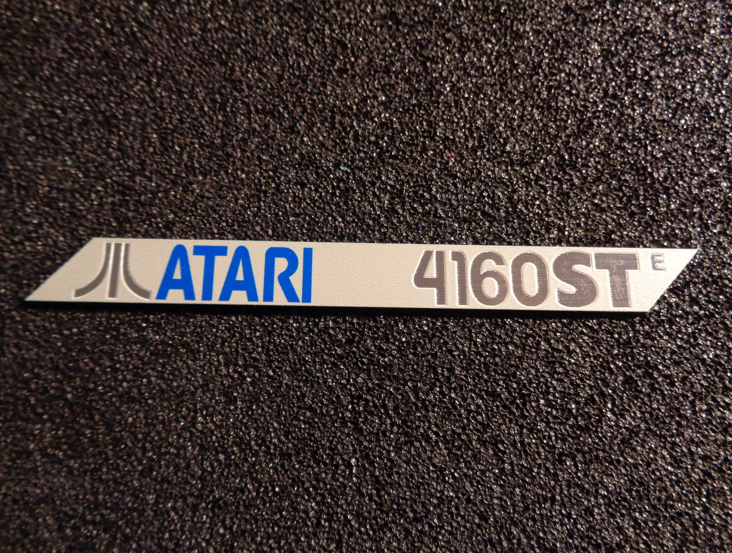 Atari 4160 STE Label / Logo / Sticker / Badge Brushed Aluminum - Etsy