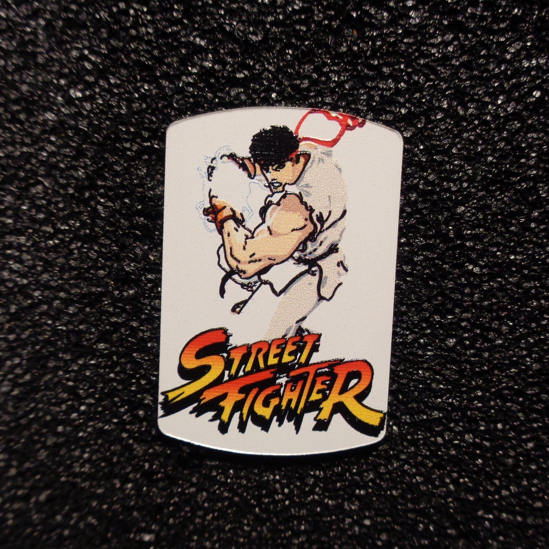 Street Fighter Ryu Logo Label Decal Case Sticker Badge 497 - Etsy