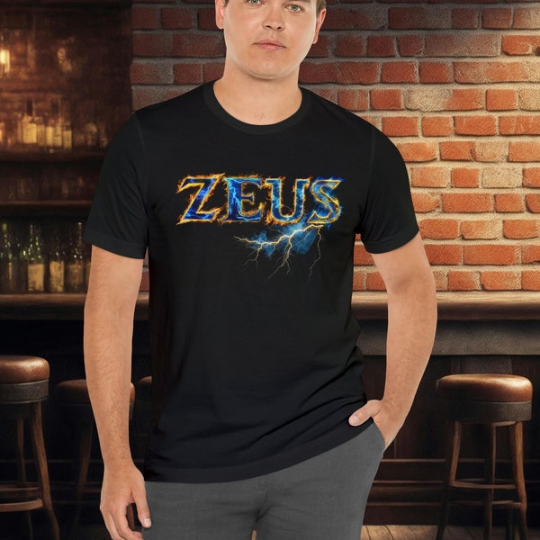 Zeus Greek Mythology Tshirt - Etsy