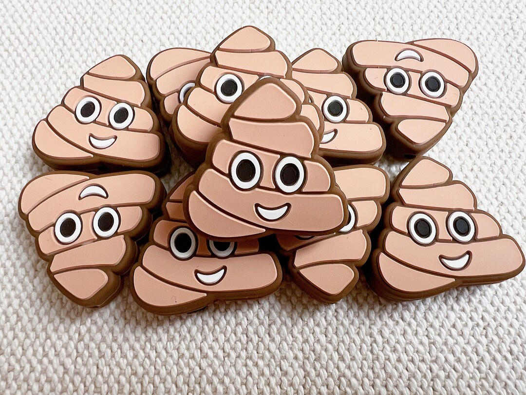 Silicone Focal Beads - Poo Focal | Poop Focal - Etsy