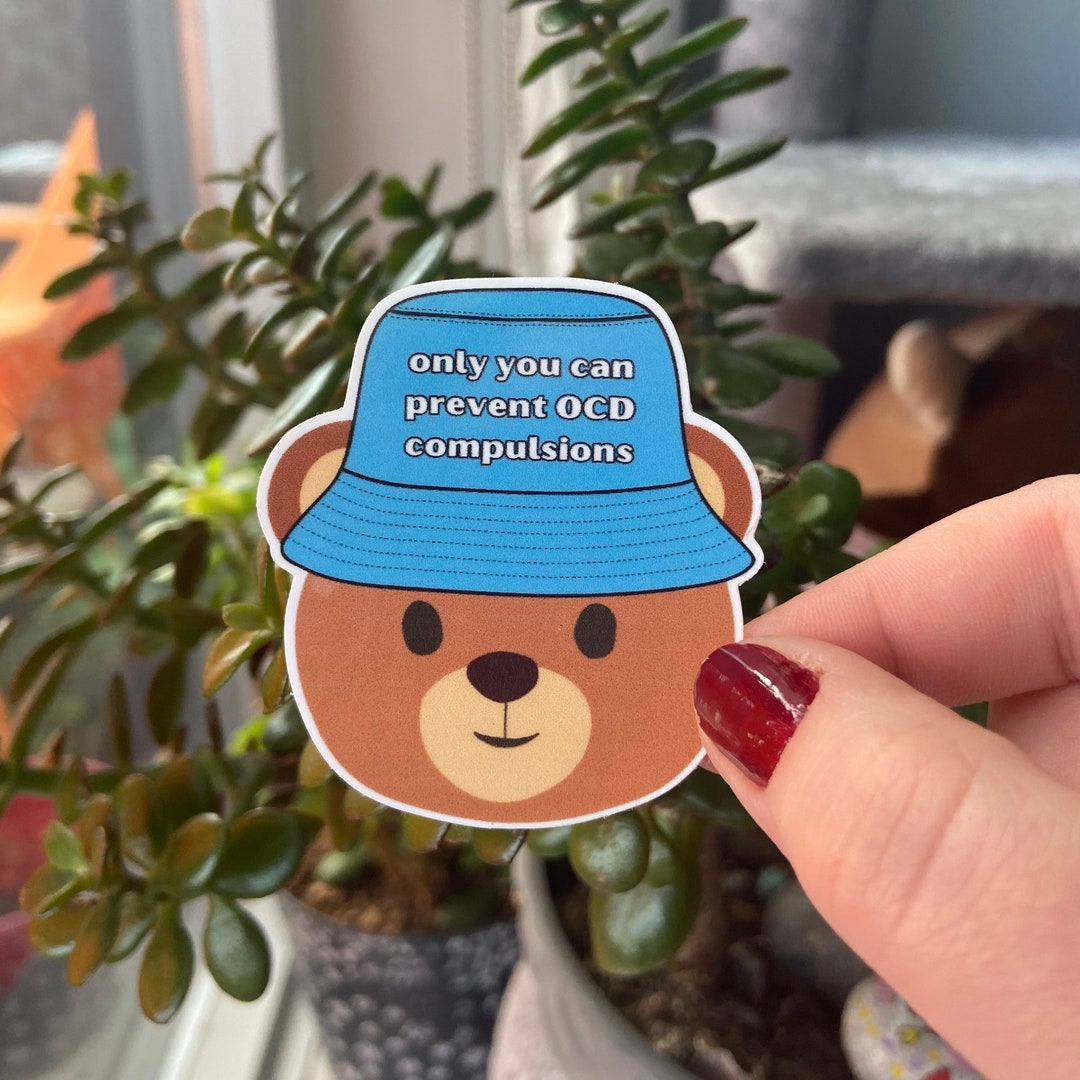 Only You Can Stop OCD Compulsions Sticker - Handmade, Anxiety ...