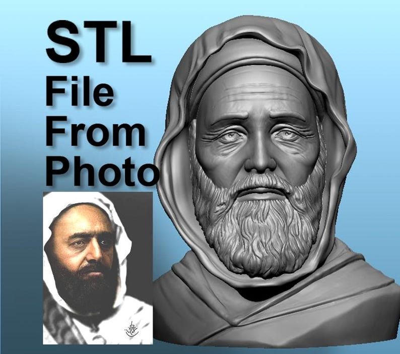 Custom 3D Sculpture – High-detail STL File From Photo (digital Download ...