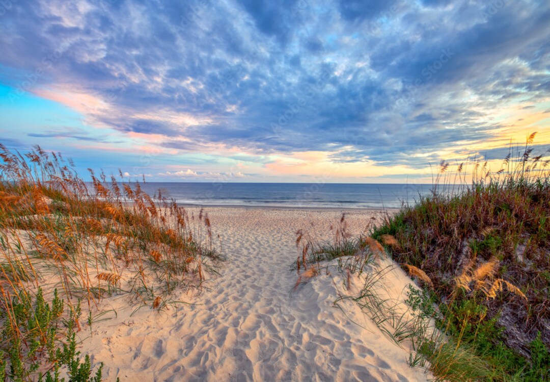 Ocean Beach Canvas Prints Sea Landscape Nautical Photo Coastal Canvas ...