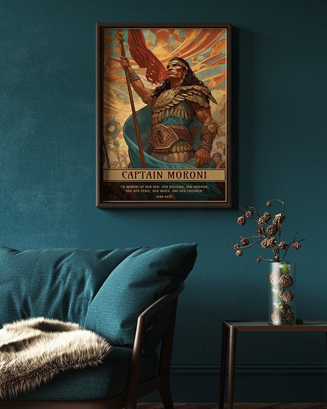 Captain Moroni Poster - Etsy