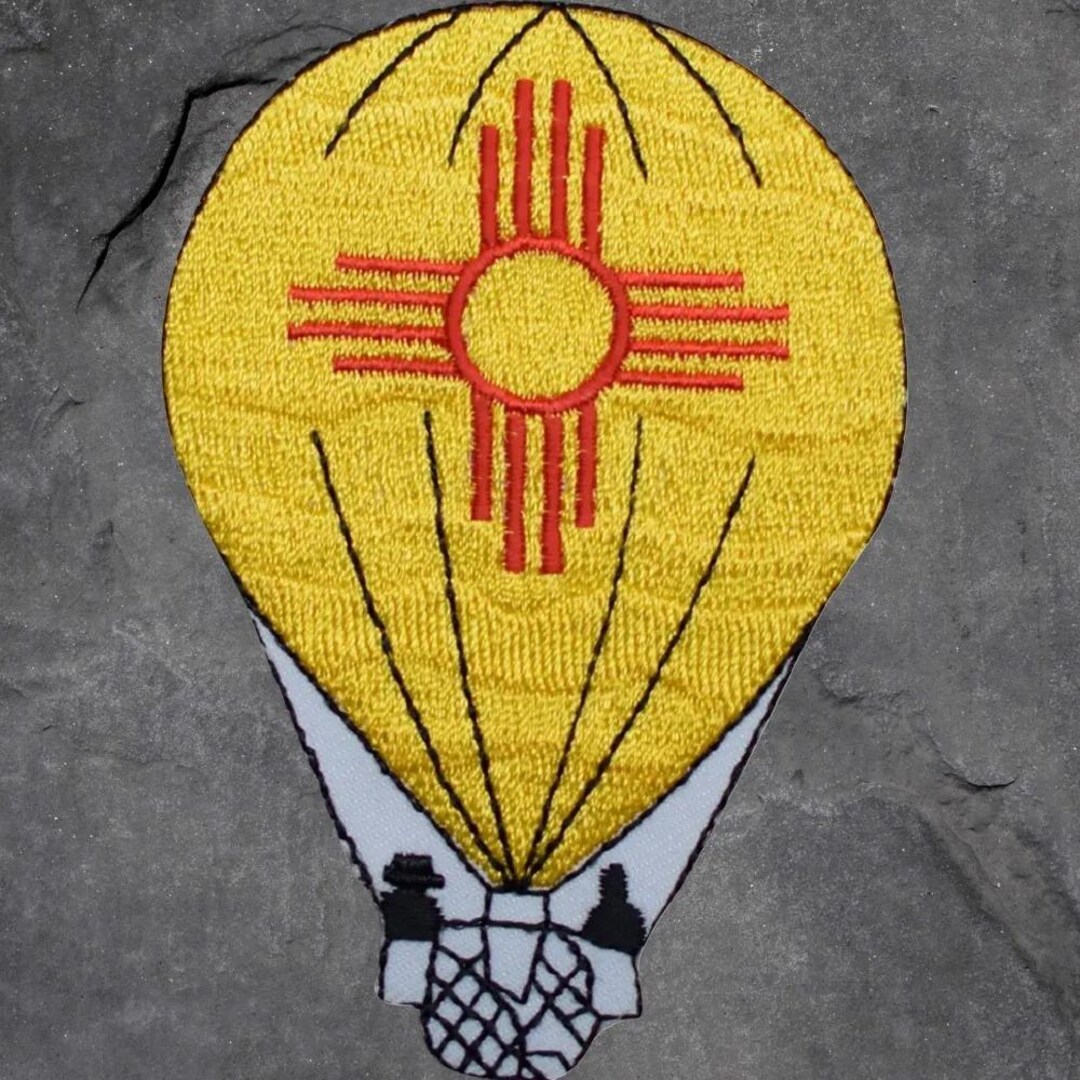New Mexico Hot Air Balloon Patch - Southwest, Albuquerque (iron On) - Etsy