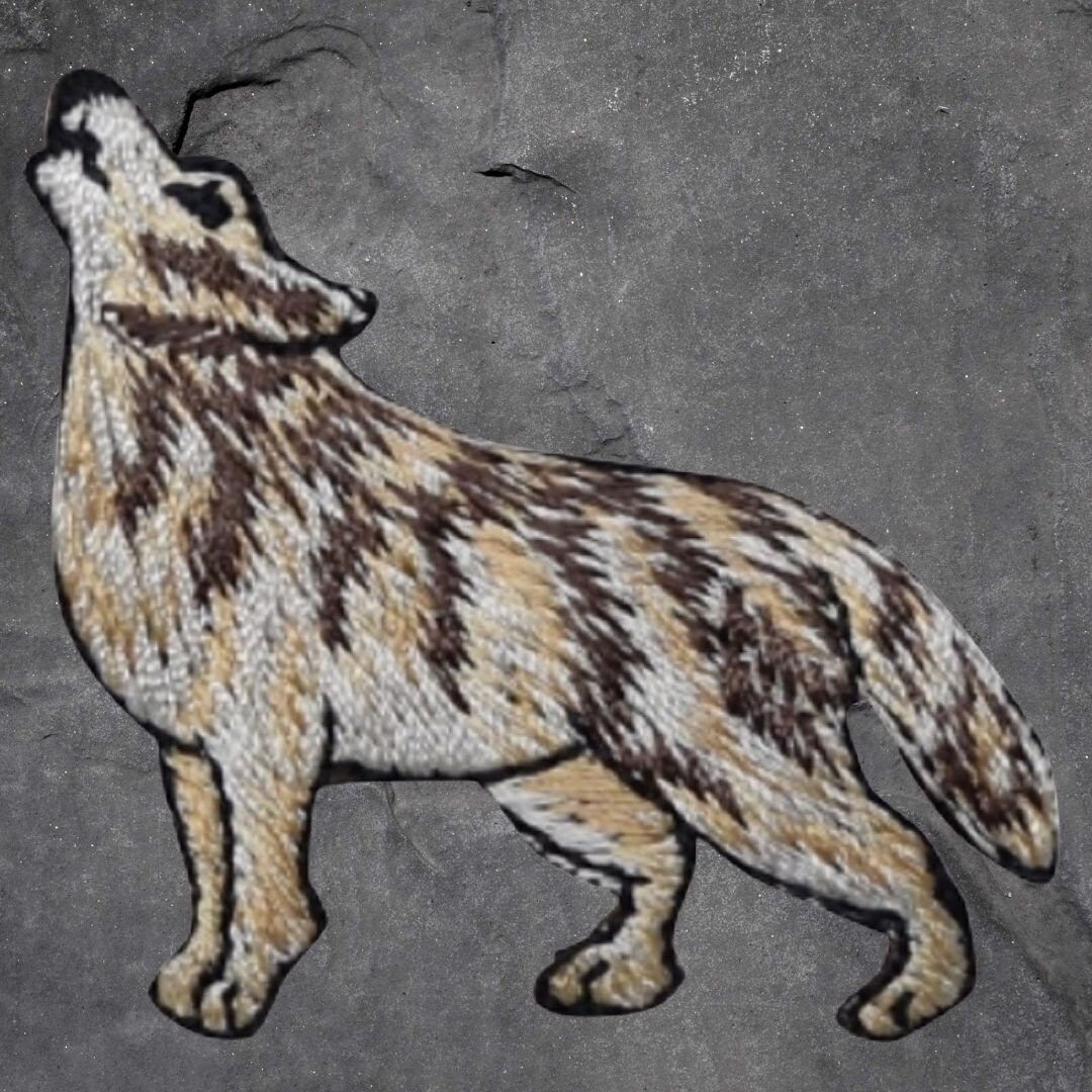 Wolf Patch Set - Howling, Wolf Pack, Wild Dog, Animal Badge (iron On ...