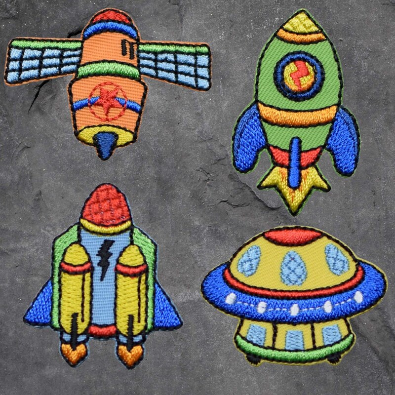 Spaceship Patch - Etsy