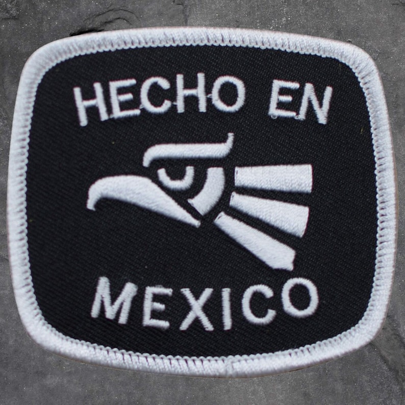 Mexico Patch Set - Hecho En Mexico, Mexican Flag, Eagle Badge, Baja Ca ...