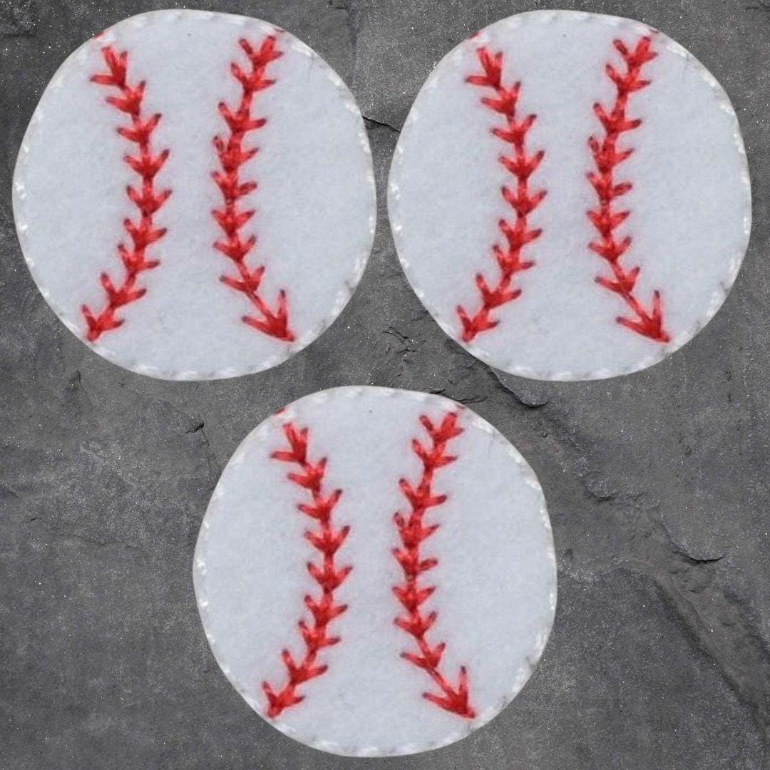 Baseball Patch Set - 3 Pack, Sports, Ball Game, Applique (iron On) - Etsy