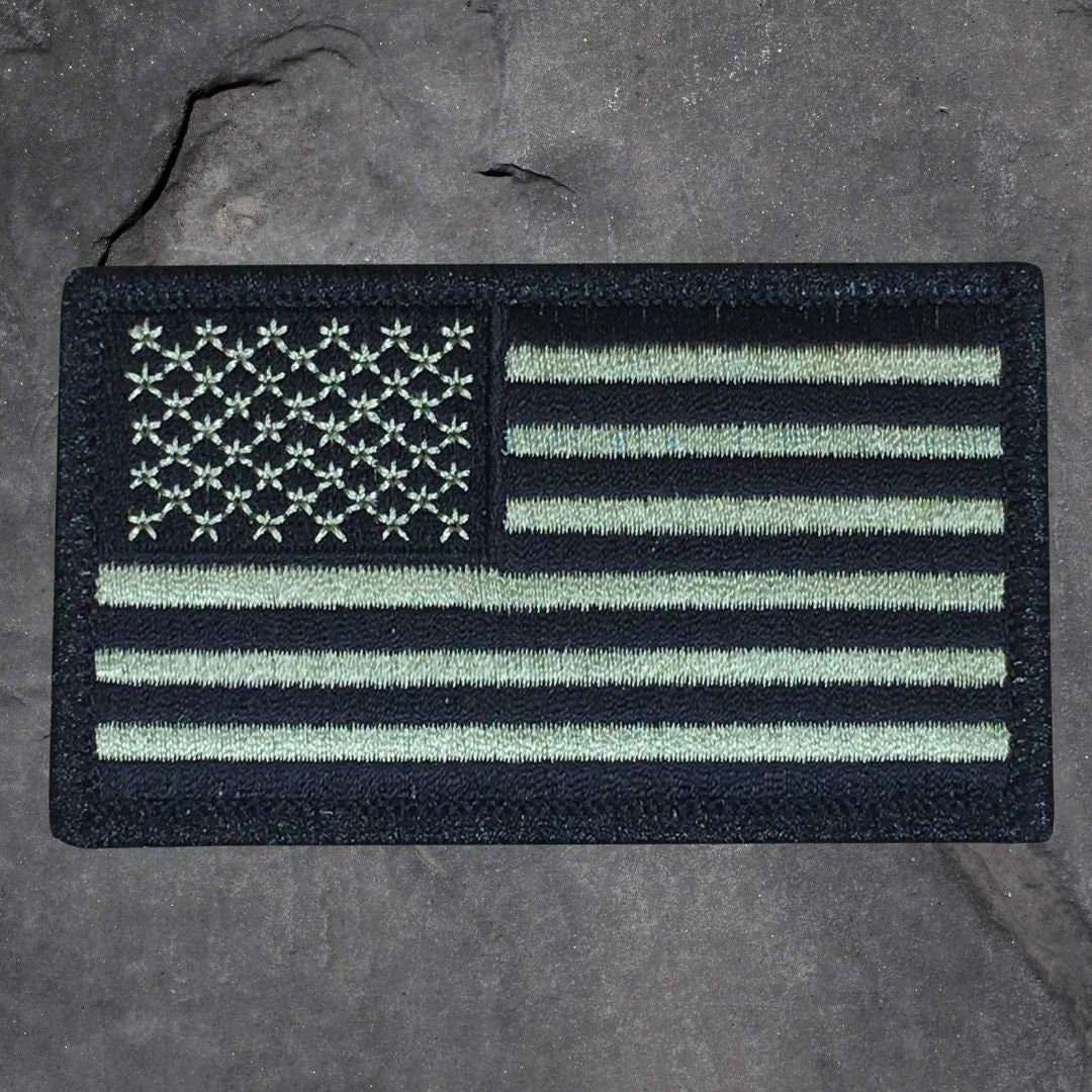 American Flag Patch Set Desert Camo Flag Olive Drab Green - Etsy