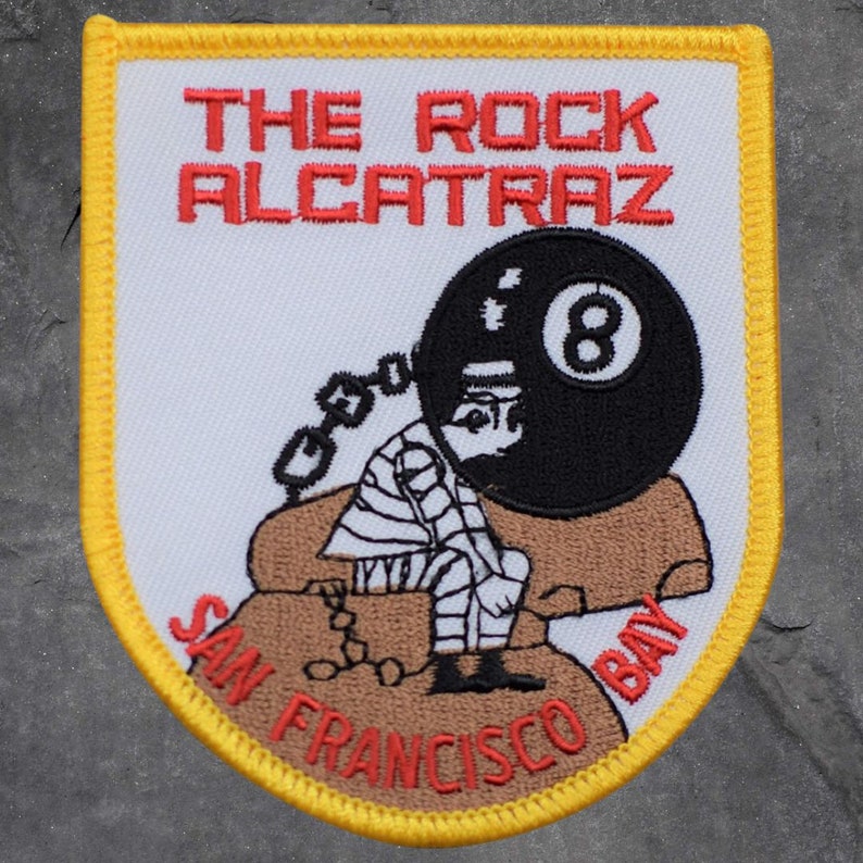 Alcatraz Patch Set - the Rock, San Francisco, 8 Ball, California Badge ...