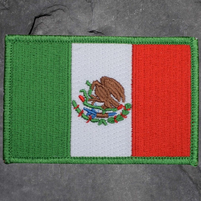 Mexico Patch Set - Hecho En Mexico, Mexican Flag, Eagle Badge, Baja Ca ...