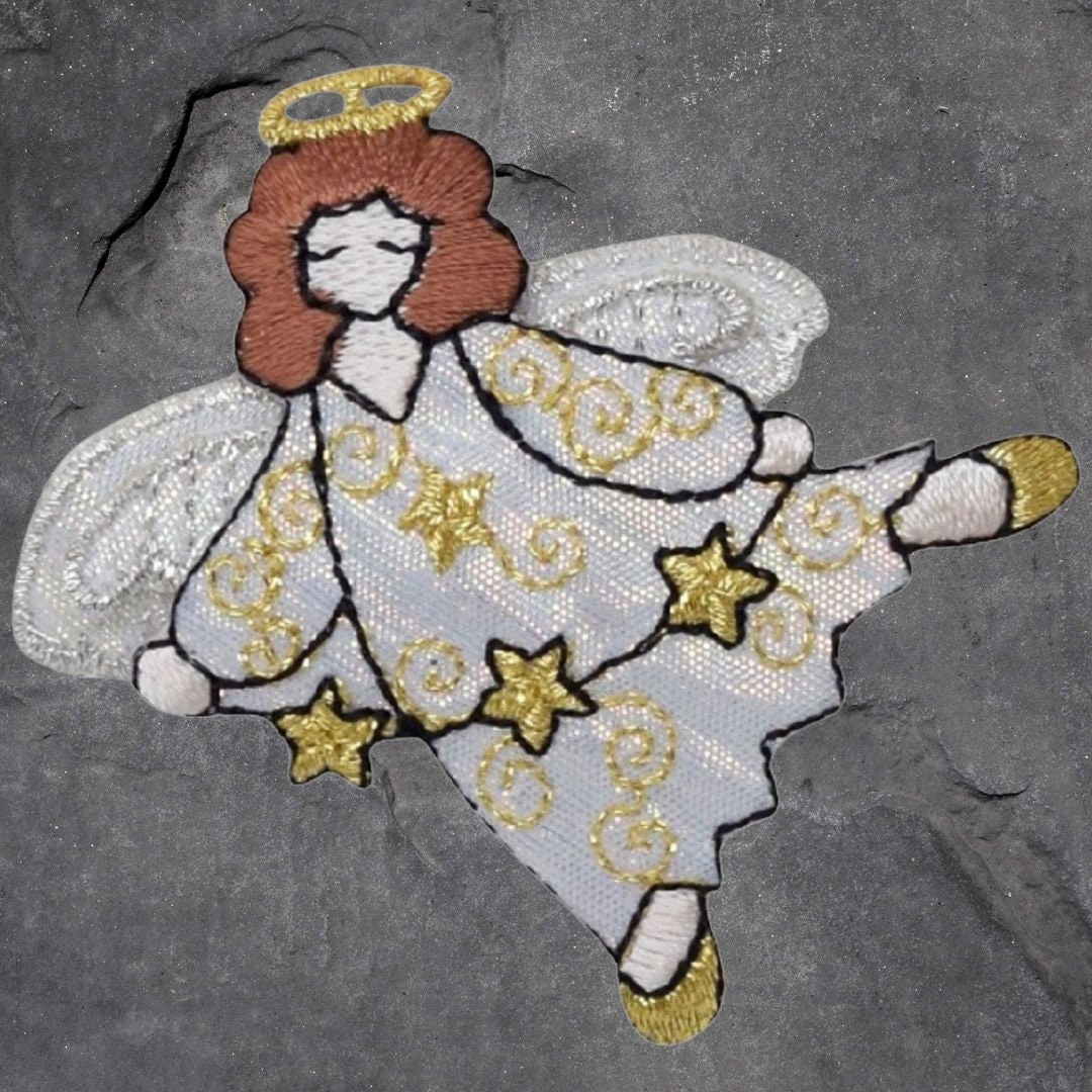 Angel Patch Set - Applique, Praying, Religious, Halo Badge (iron On) - Etsy