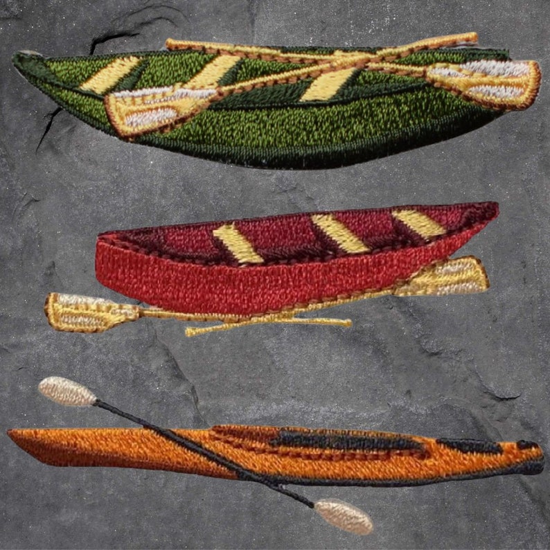 Canoe Kayak Patch Set Paddle, Boat, Oars, Water Sports iron On - Etsy