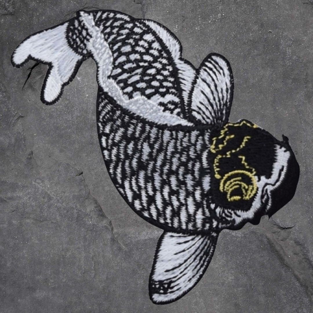 Koi Fish Patch Set Nishikigoi, Jinli, Japanese Fish, Applique iron On - Etsy