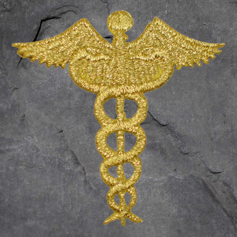 Caduceus Patch Set - Doctor, EMT, Nurse, Medical, Applique, Paramedic ...