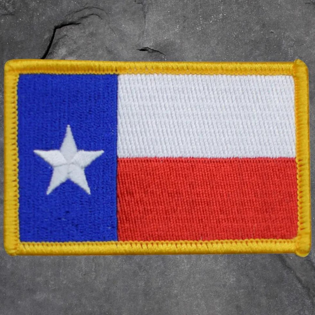 Texas Patch - Embroidered Texas Flag, Lone Star (iron On) - Etsy