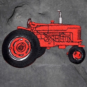 Farm Patch Set - Barn, Tractor, Chicken, Red, Country, Applique (iron ...
