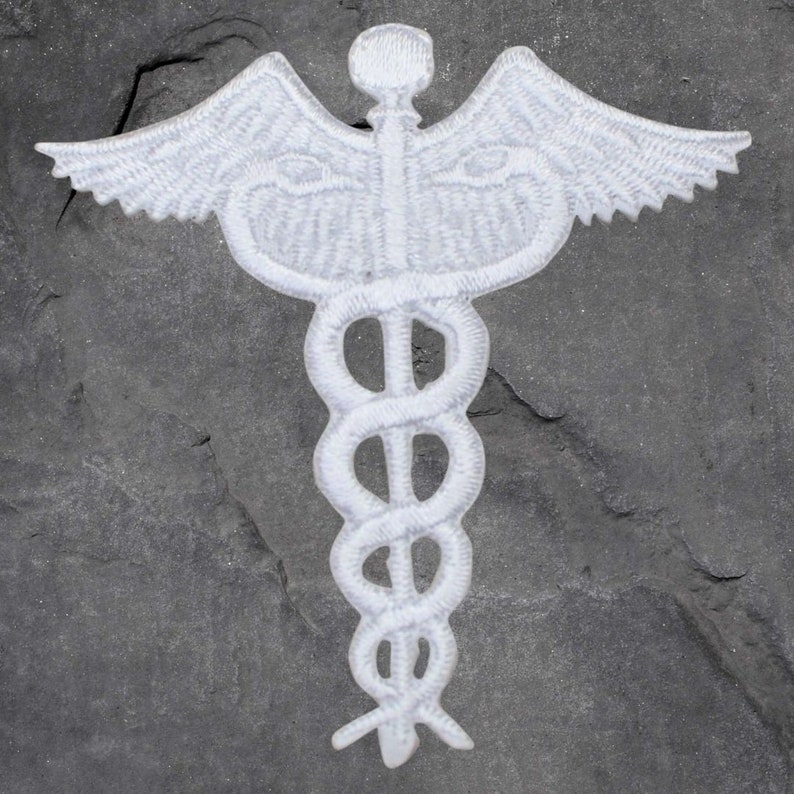 Caduceus Patch Set - Doctor, EMT, Nurse, Medical, Applique, Paramedic ...