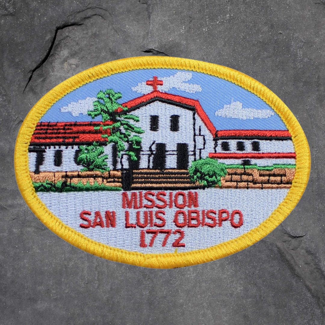 California Missions Patch Set San Juan Capistrano, San Diego, San Luis ...