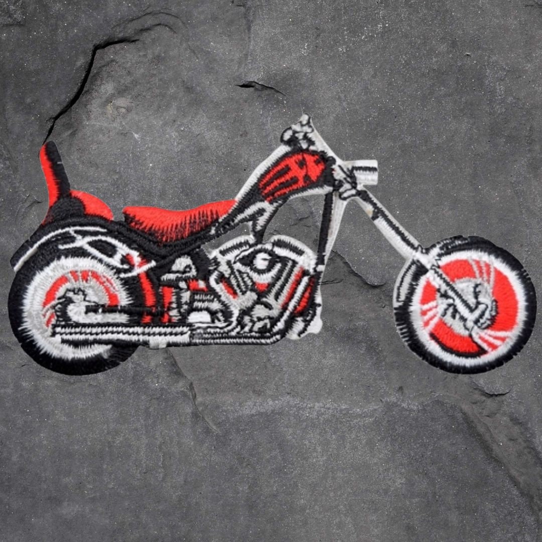 Motorcycle Patch Set Biker, Chopper, Cruiser, Biker Badgeiron On - Etsy