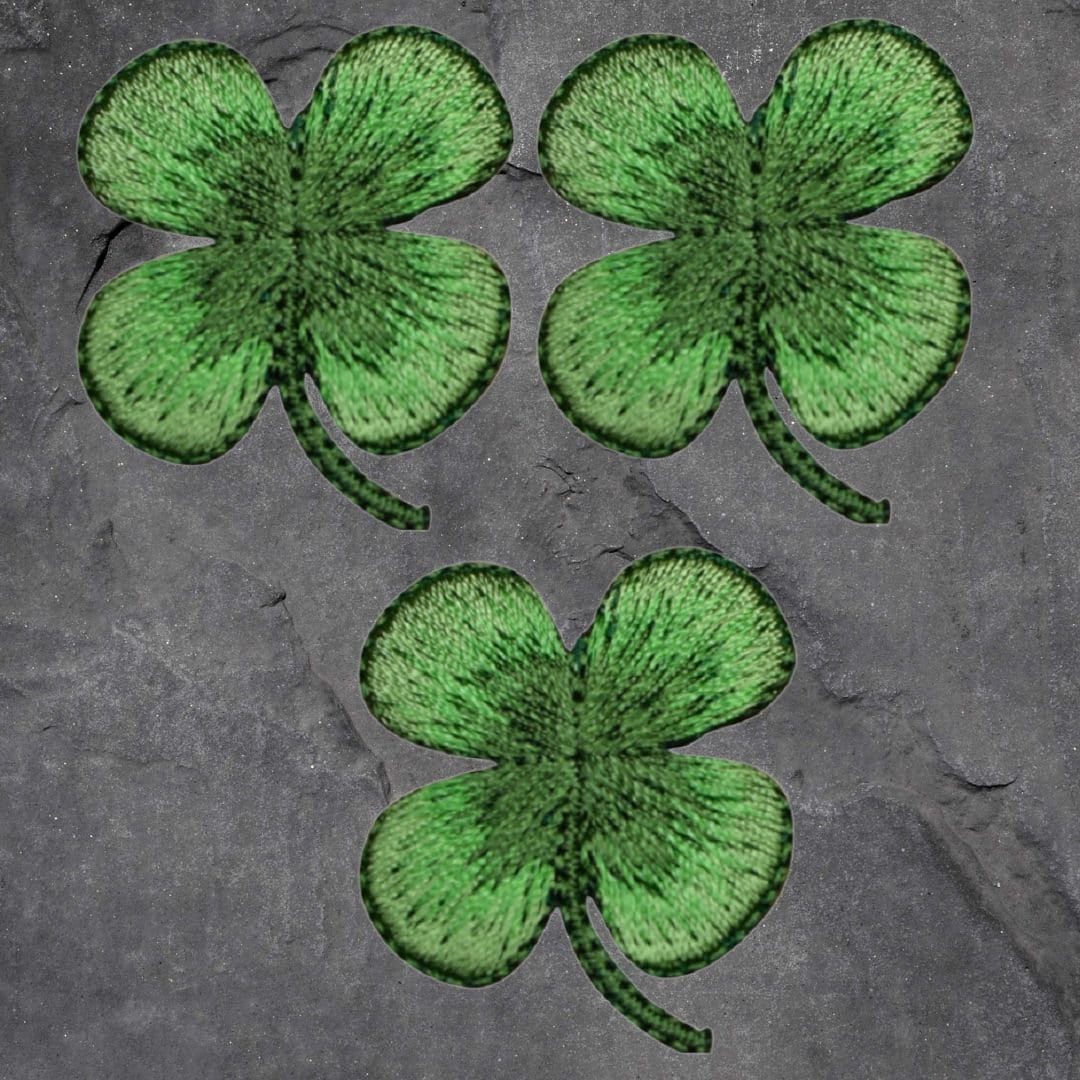 Four Leaf Clover Patch Set - Shamrock, Good Luck, Applique (iron On) - Etsy