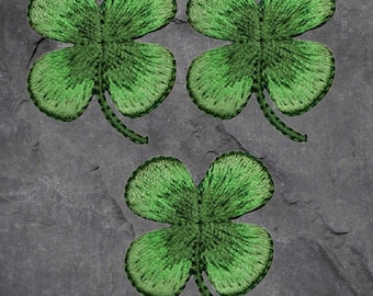 Good Luck Irish Clover Patch 1 3/4, St Patricks Day Gift, Four-leaf ...