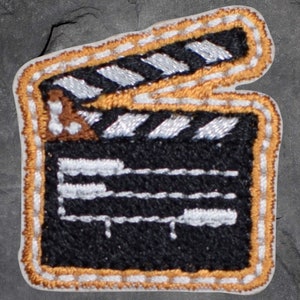 Movie Theme Patch Set - Cinema, Theater, Popcorn, Film, Applique (iron ...