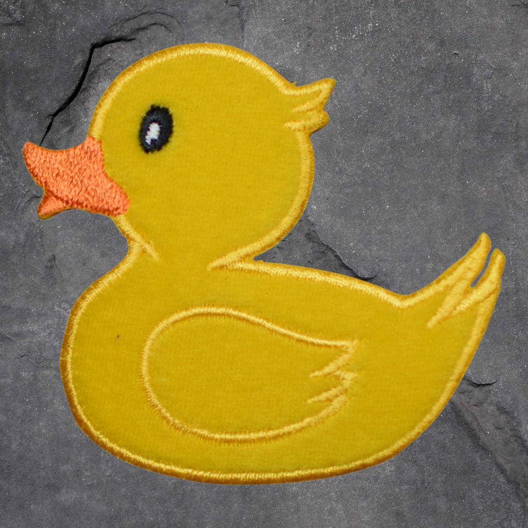 Yellow Rubber Ducky Patch Set - Duck Badge, Applique (iron On) - Etsy