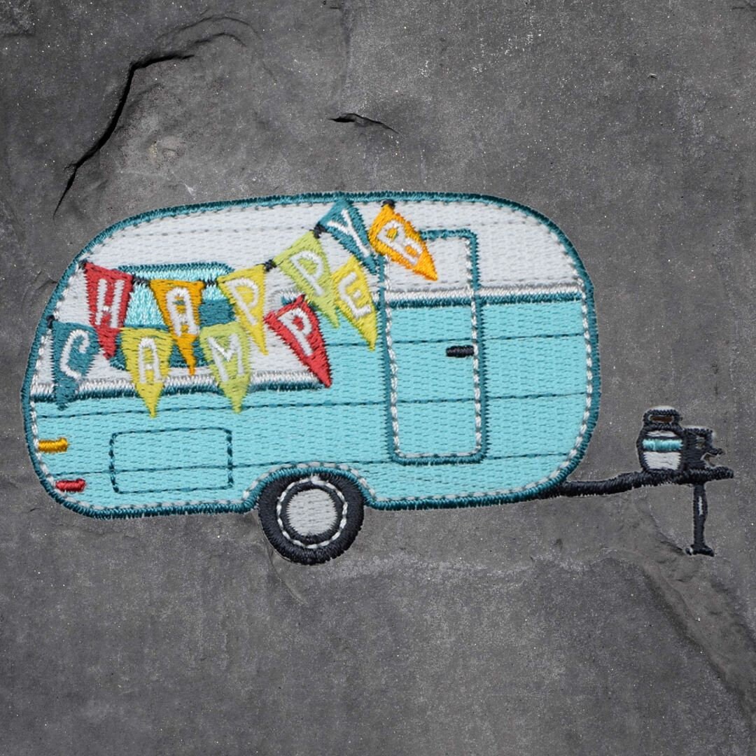 RV Trailer Patch Set - Camper, Camping, Recreational Vehicle (iron On ...
