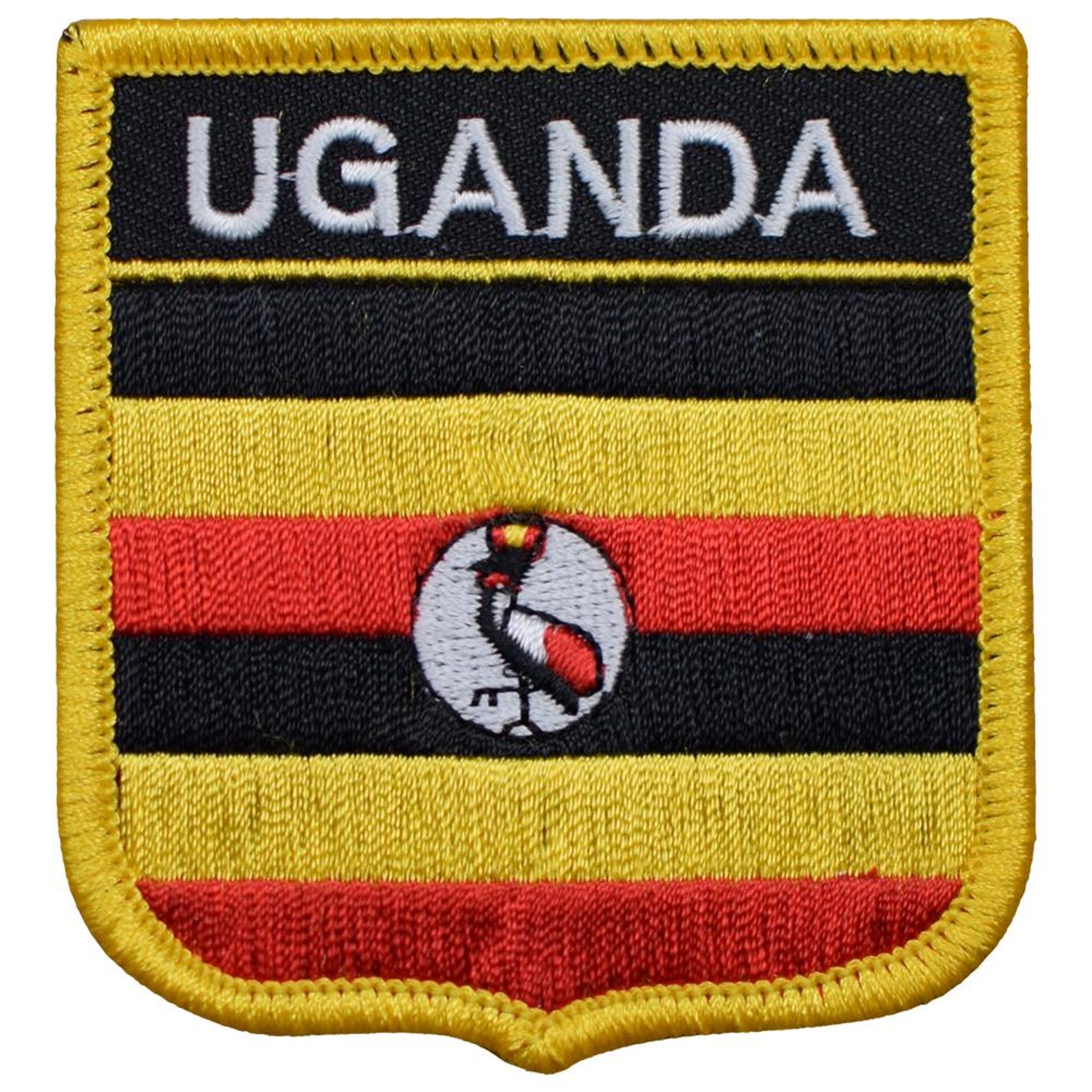 Uganda Patch - Embroidered Africa, Flag, Shield, Badge (iron On) - Etsy