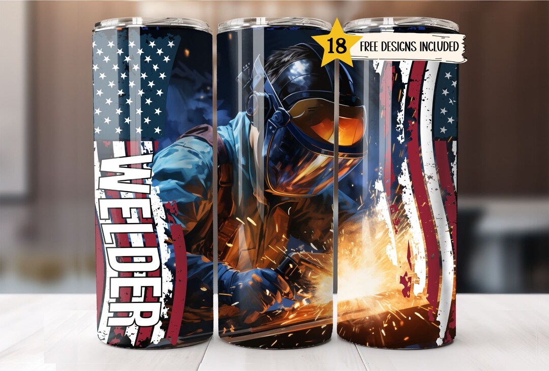 Welding Sublimation Wrap 20 Oz Skinny Tumbler Wrap Welding Sublimation ...