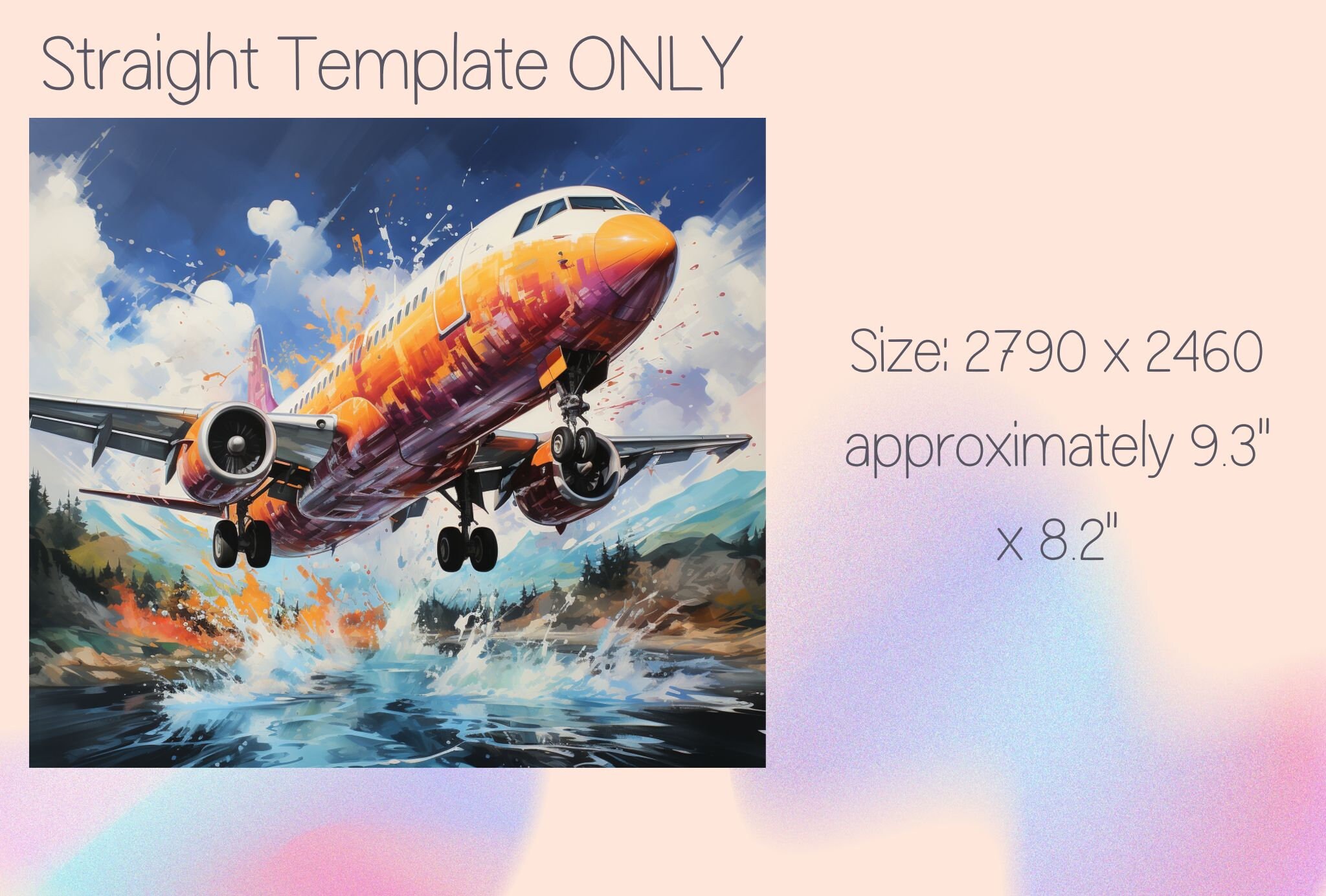 Airplane 20 Oz Skinny Tumbler Wrap Aviator Tumbler Sublimation Designs ...