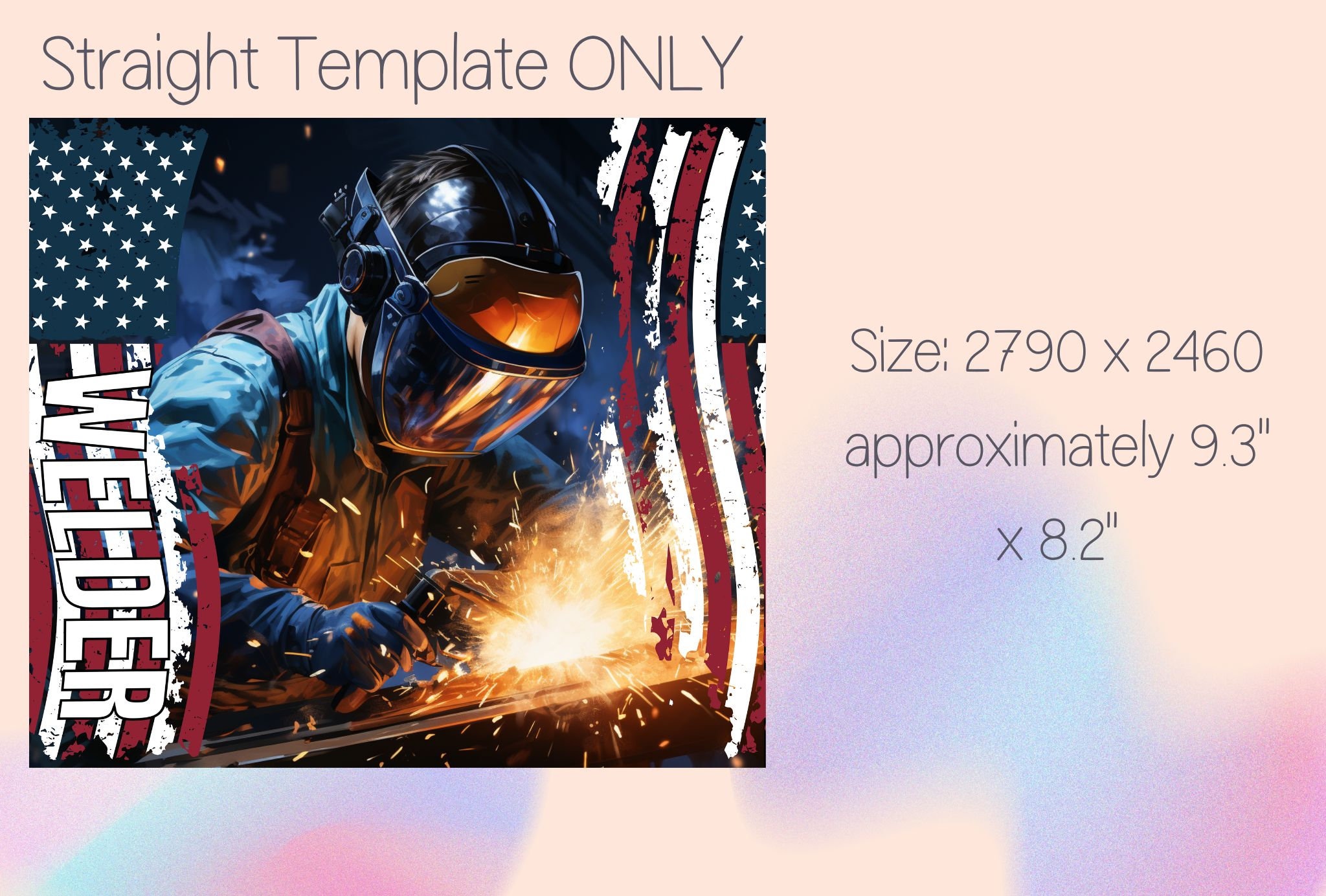 Welding Sublimation Wrap 20 Oz Skinny Tumbler Wrap Welding Sublimation ...