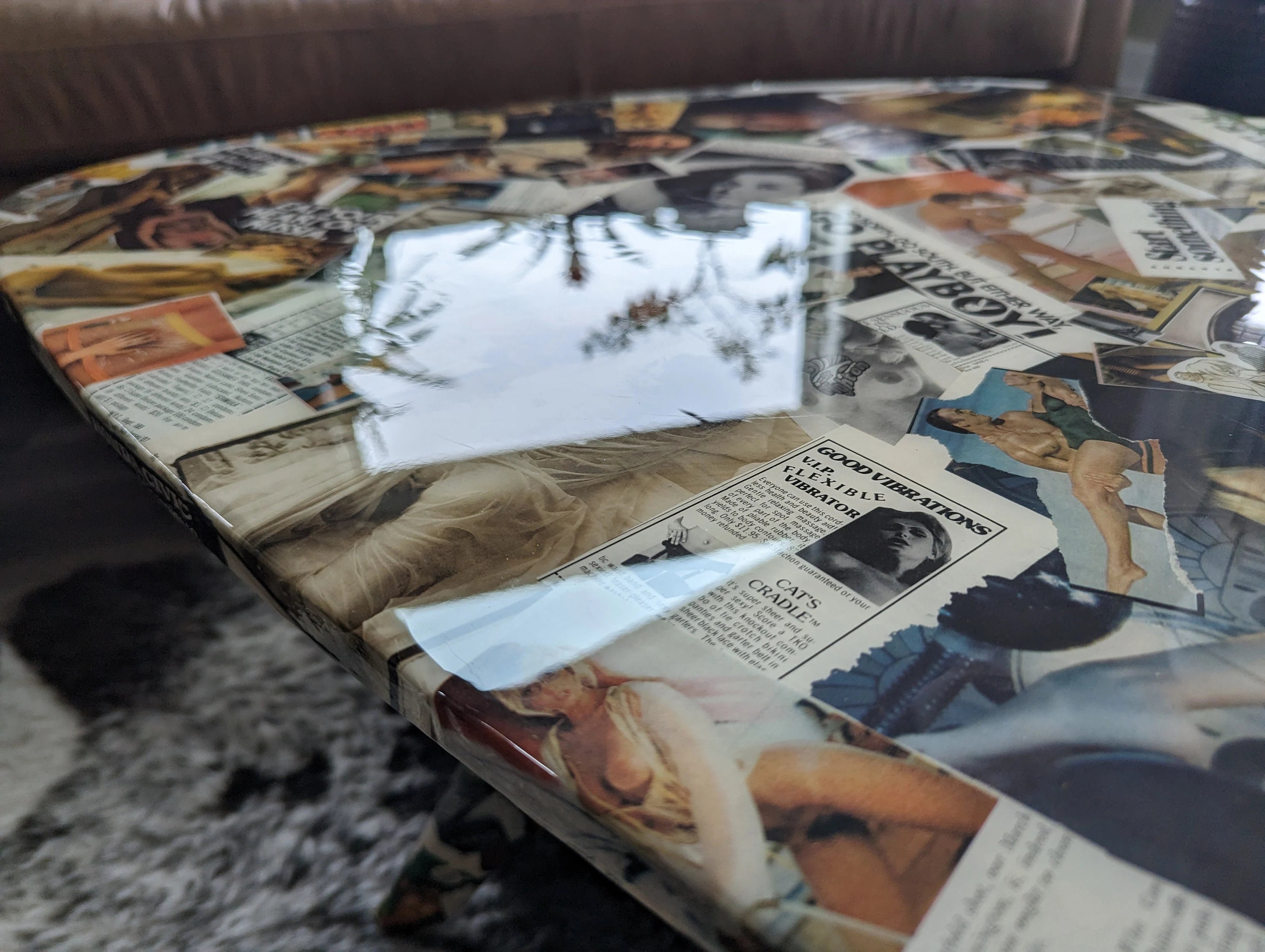 Retro Adult Magazine Coffee Table - Etsy