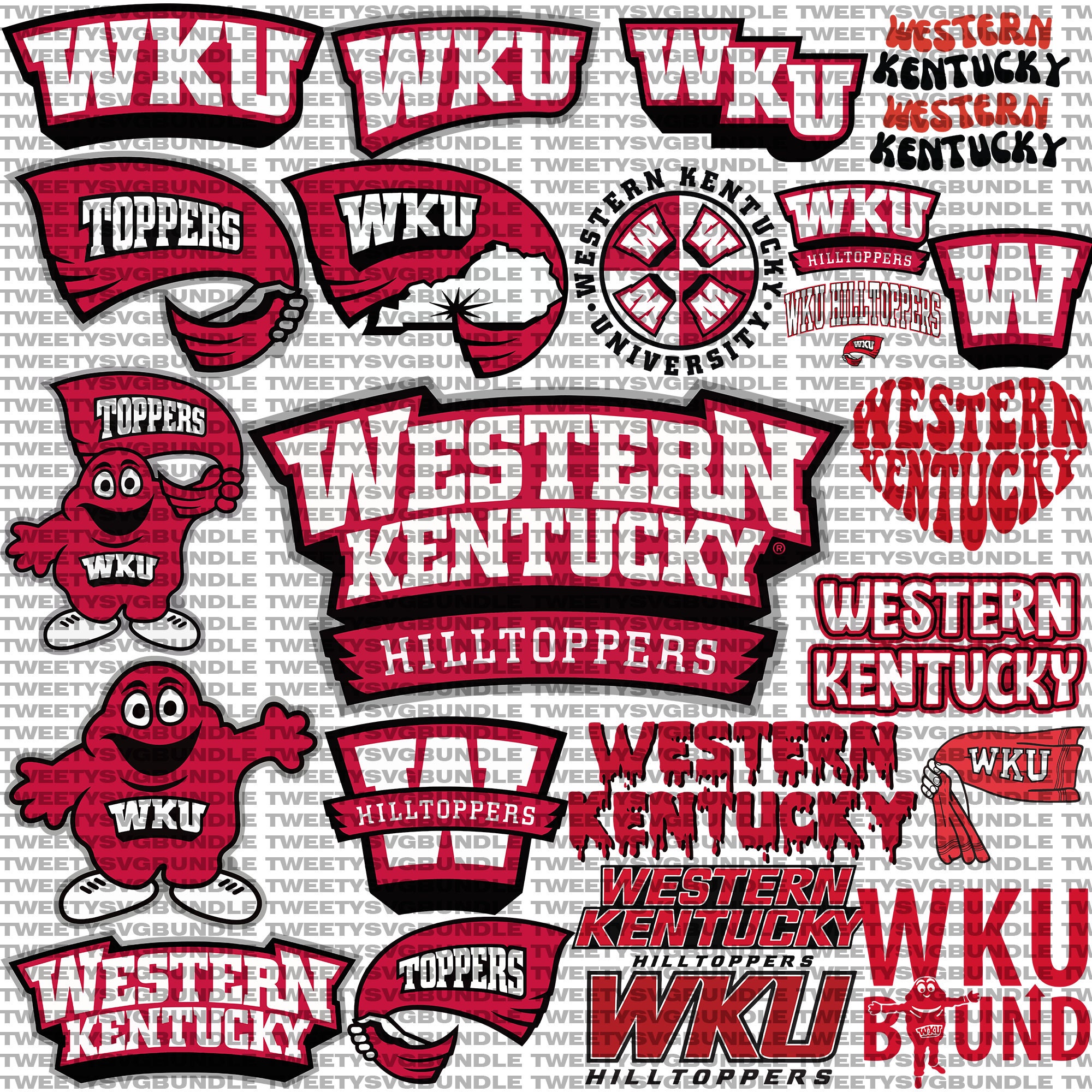 Hilltoppers Svg Bundle University Svg WKU Western - Etsy Canada
